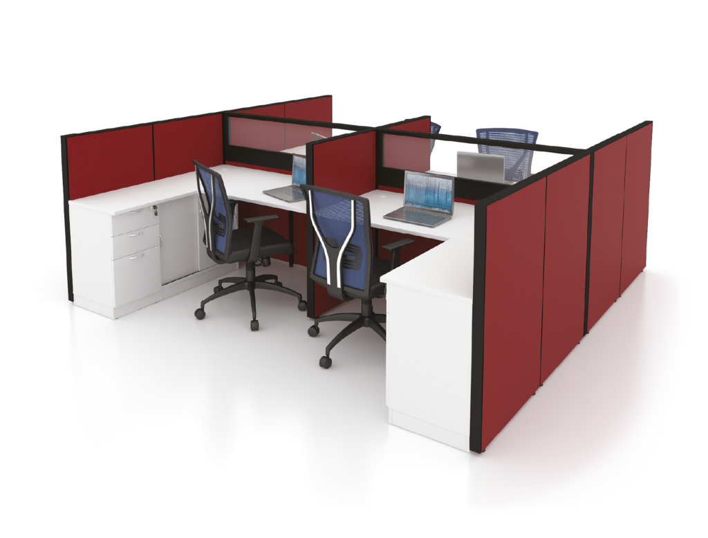 Office Workstation-54mm Matrix System – TEN Office System