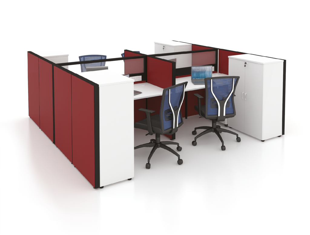Office Workstation-54mm Matrix System – TEN Office System