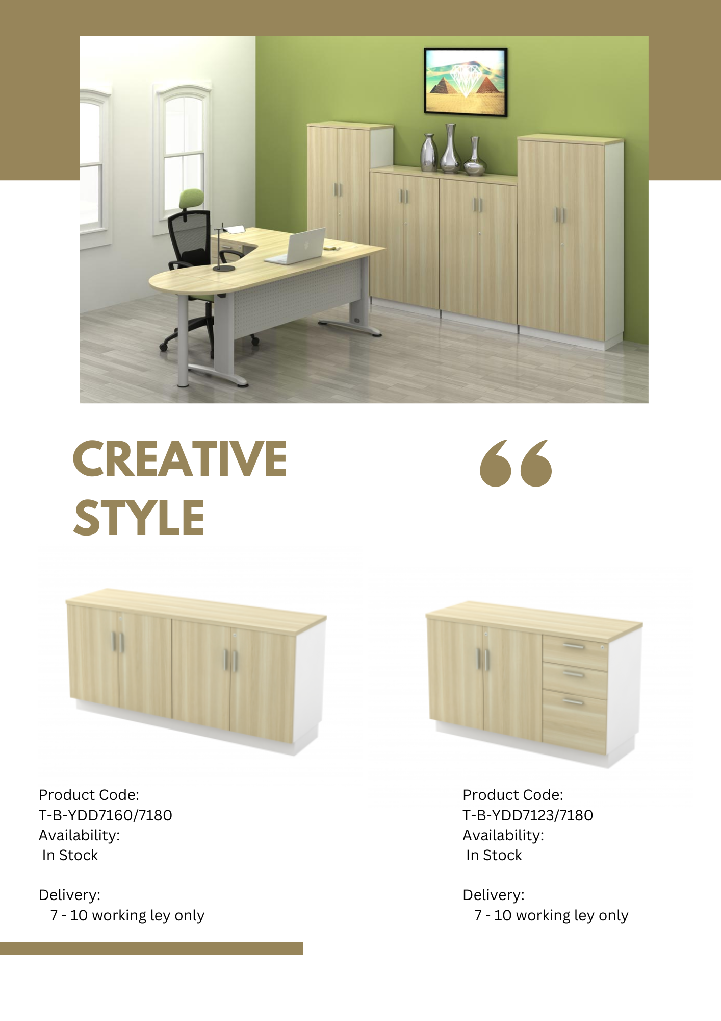 Executive Table- B Series – TEN Office System