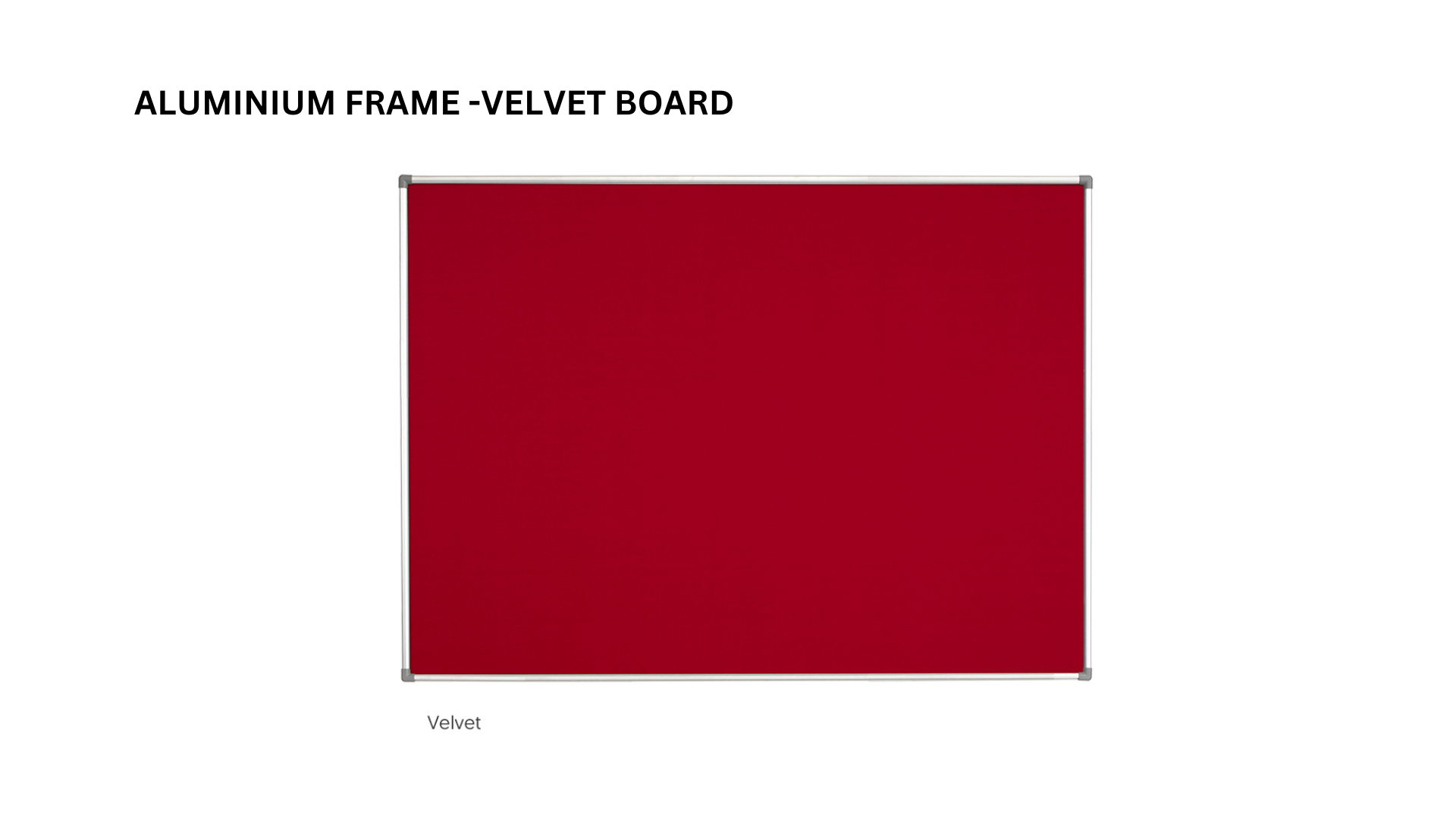 ALUMINIUM FRAME NOTICE BOARD – TEN Office System